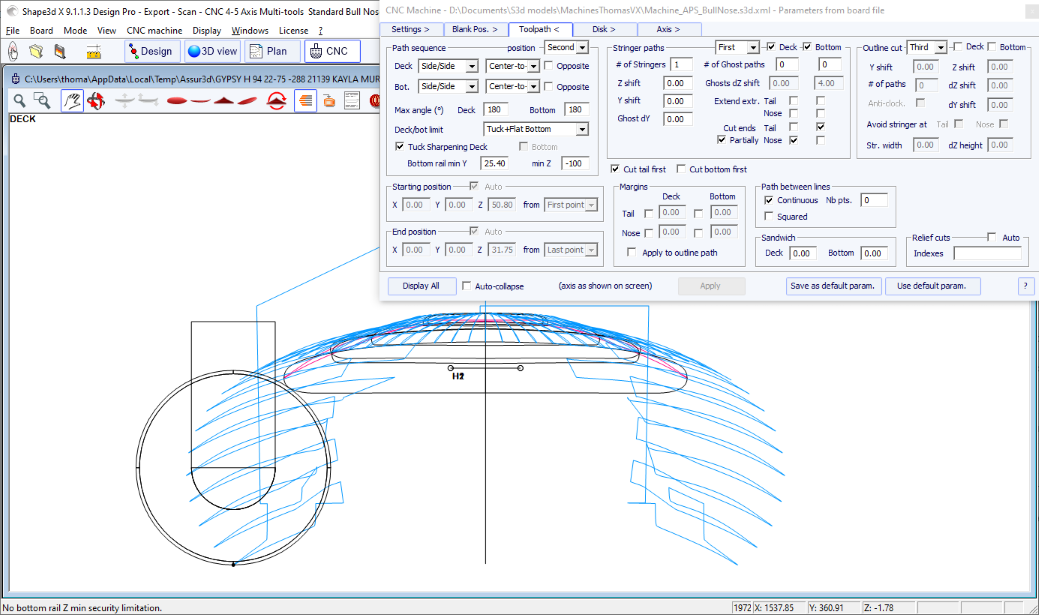 Shape3d : Surfboard Design Software