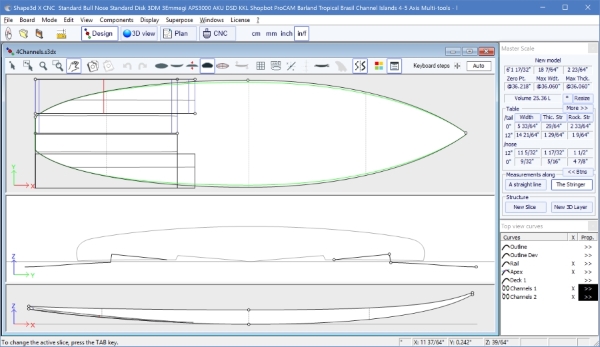 Shape3d : Surfboard Design Software