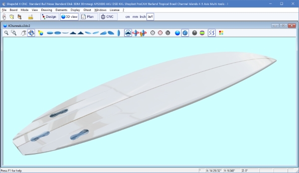 Shape3d : Surfboard Design Software